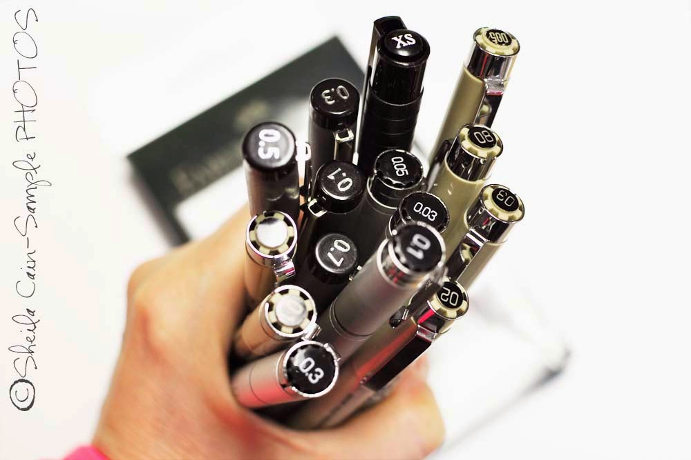 Sheila Cain-Sample: Pigment Pens...What Does it All Mean?