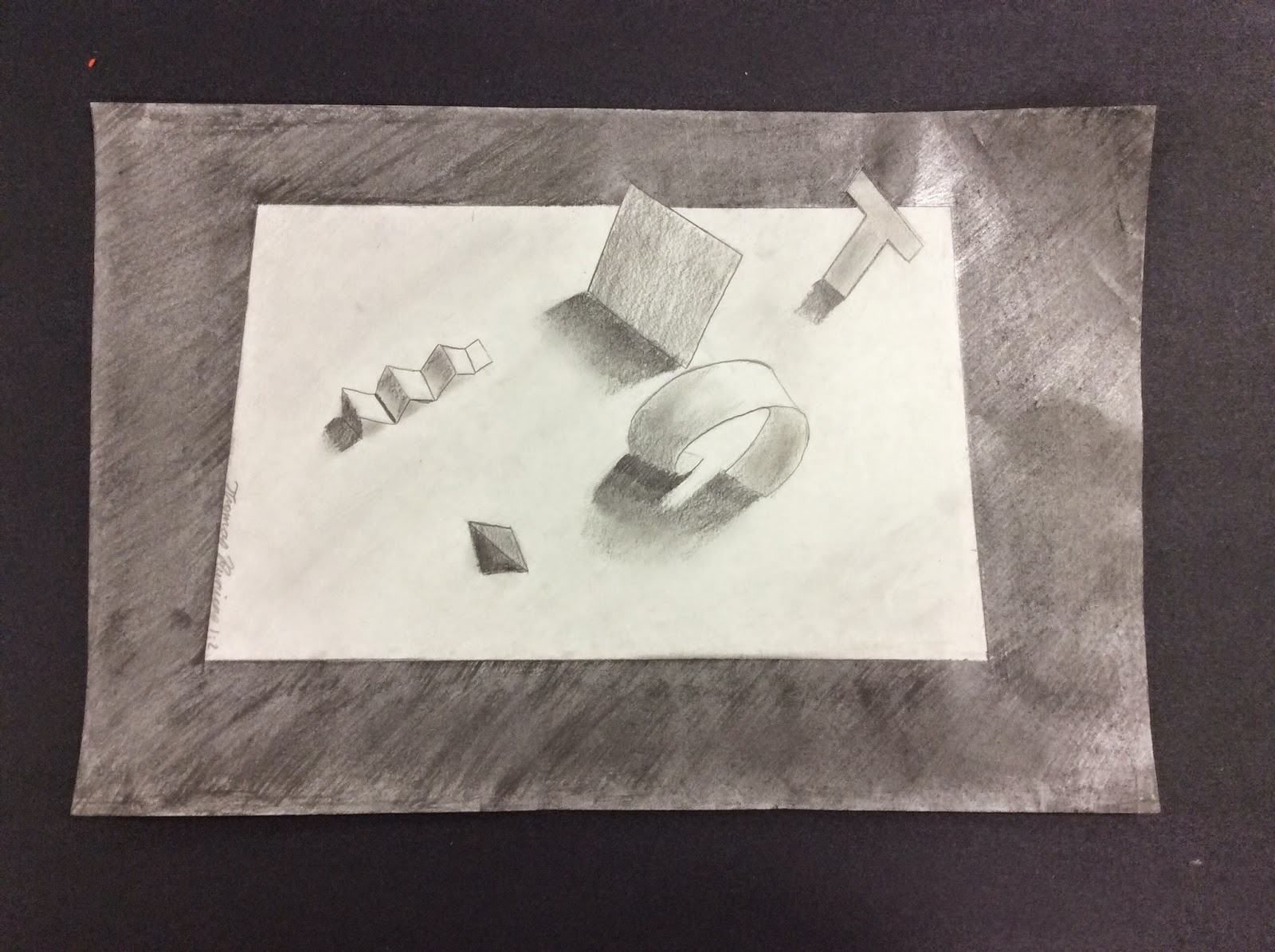 That Little Art Teacher: Relief Drawings