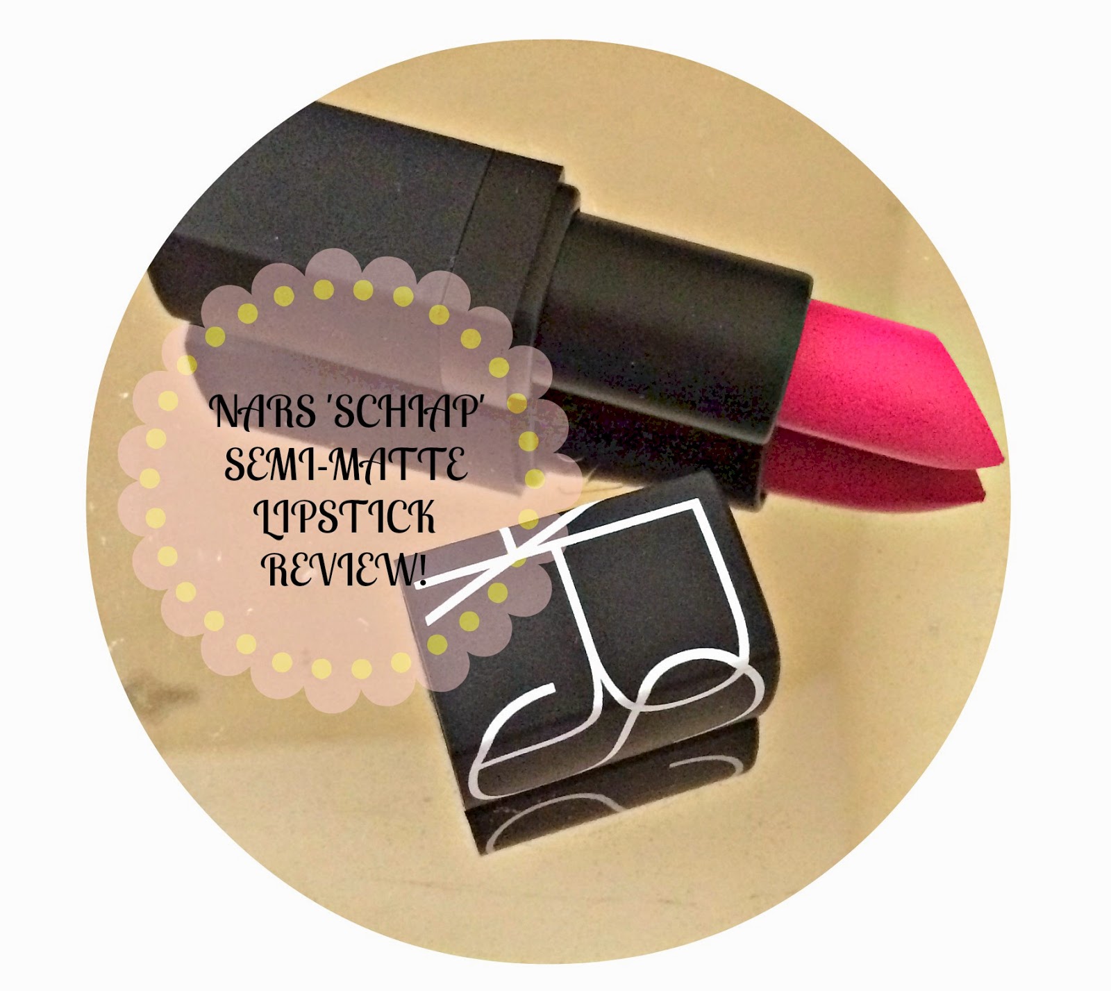 NARS 'Schiap' Semi-Matte Lipstick REVIEW! / Dairy of Pooja