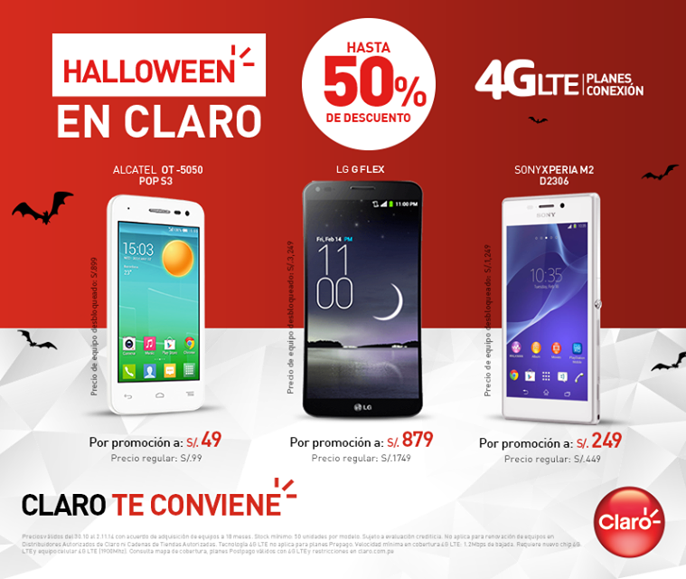 Telecomunicaciones Perú: Ofertas fin de semana en Claro