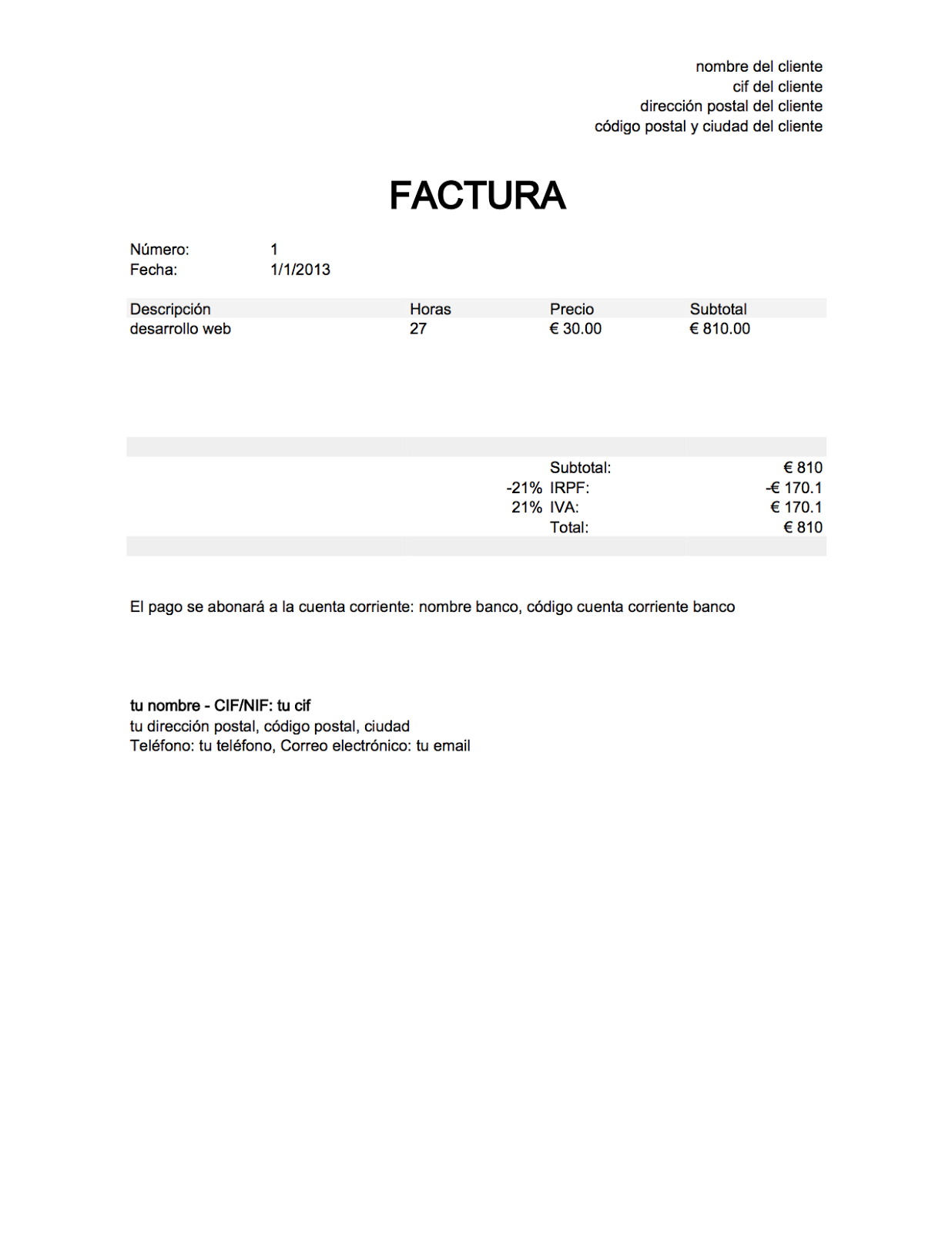 blog del freelance: ¿Para que sirven las facturas? ¿Cómo hacerlas?