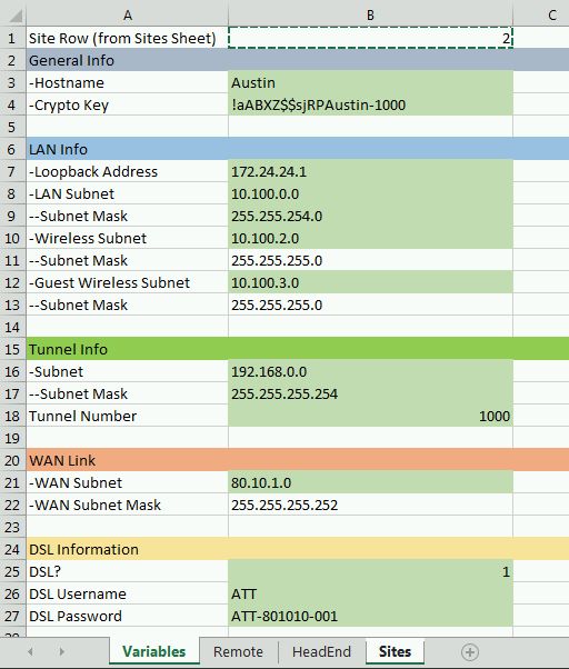 The8thLayer: Preparing to build a Cisco config with Excel