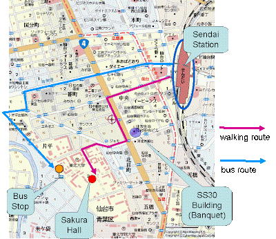 Sendai Tourist Map Pictures | Map of Japan Cities