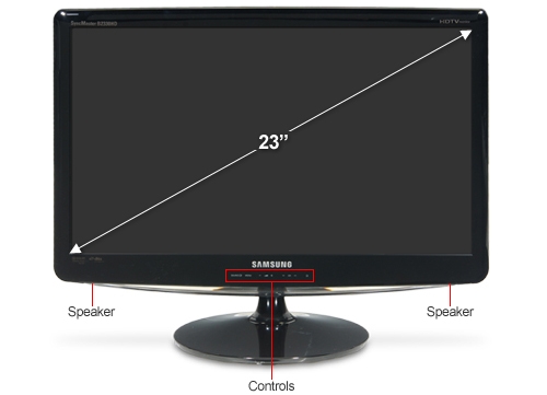 Samsung Monitor Price: Samsung SyncMaster B2330HD HDTV LCD monitor