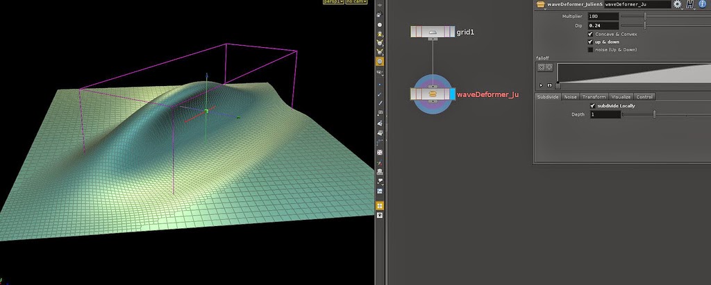 silvestre julien: Wave Deformer : Houdini
