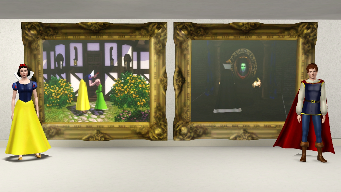 Sil Fantasy: Walt Disney Sims 3 Paintings