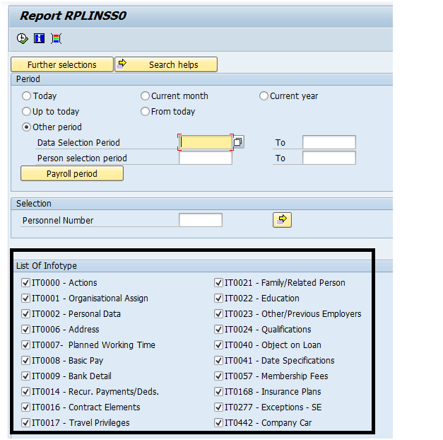 Raghav SAP HR/HCM / SuccessFactors: HOW TO GET A REPORT BASED ON INFOTYPE