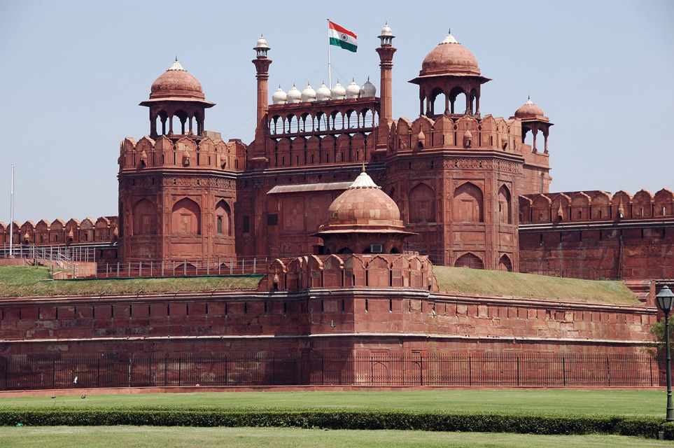 world places: Red Fort Delhi India Pictures