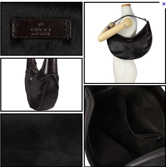 DreamBigBagz: GUCCI 257297 Half Moon Hobo