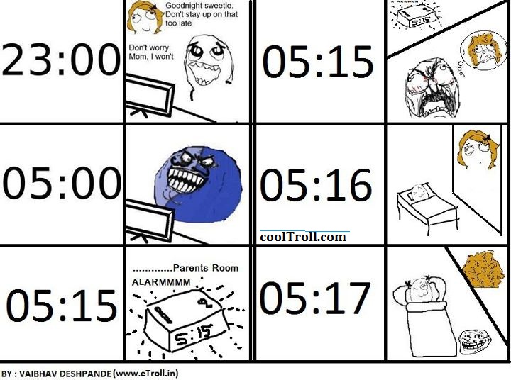 Troll: Parents asleep