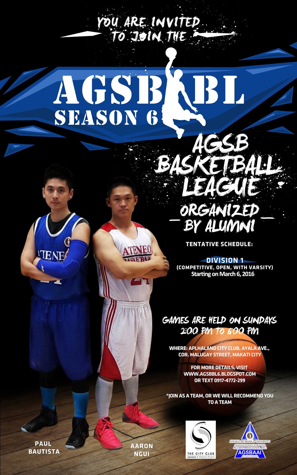 AGSB Basketball League Season 6 AGSB Basketball League Season 6 AGSB Basketball League Season 6 AGSB Basketball League Season 6