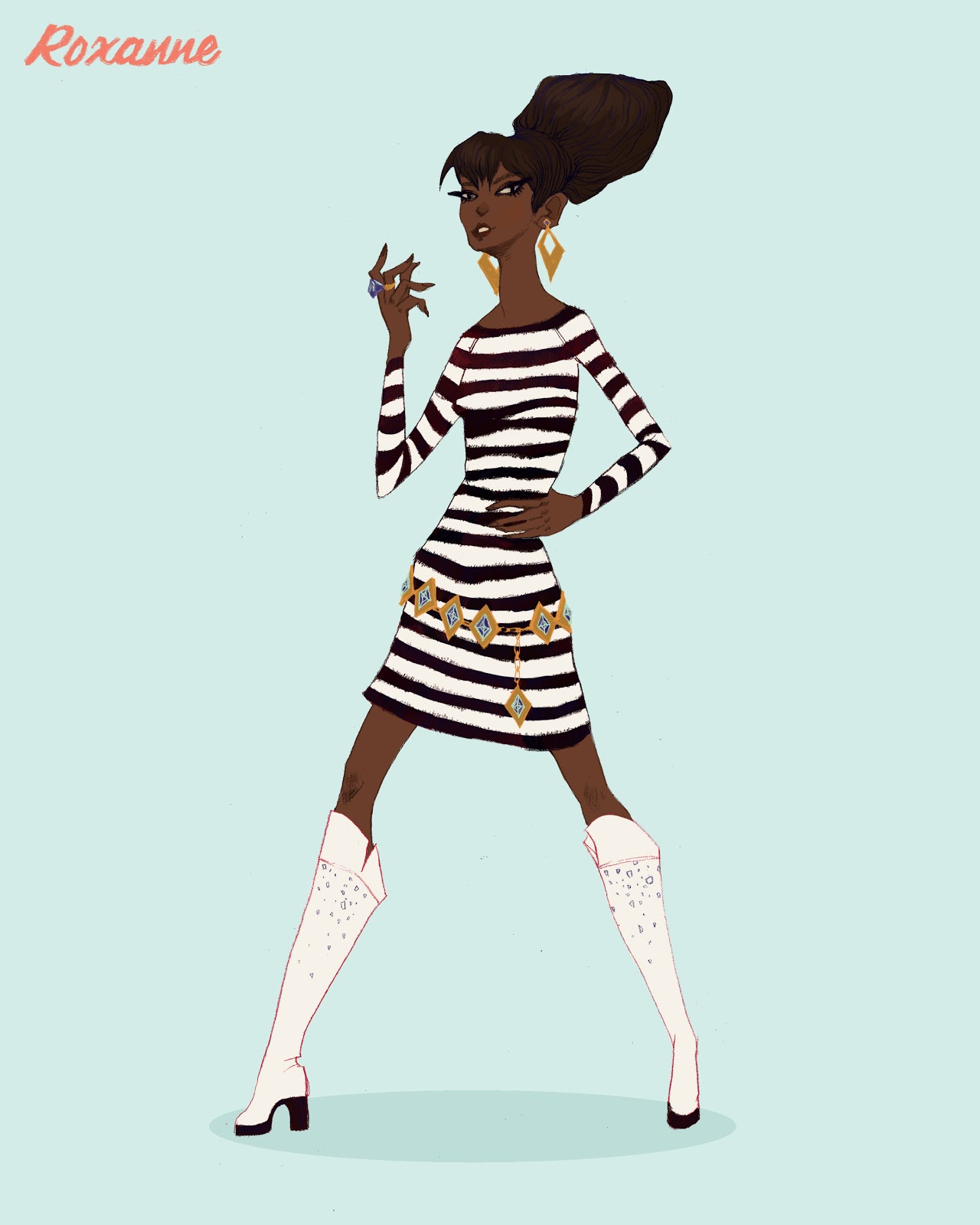 Kate Radomski Illustration: Rita and the Rhinestones