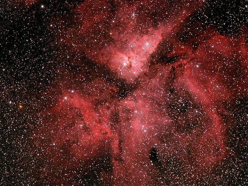 One Shot Color of Carina Nebula
