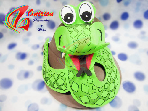 Visera de rana en foami - Imagui