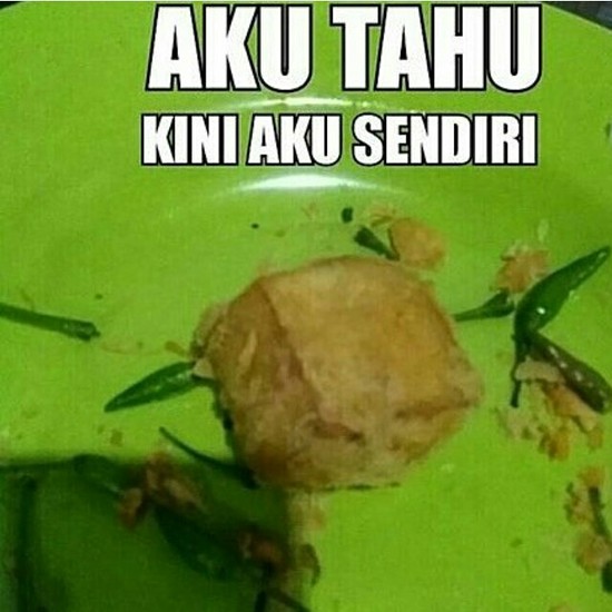 40 Meme Lucu Makanan Tahu Dan Tempe - Meme Kocak Bikin Ngakak