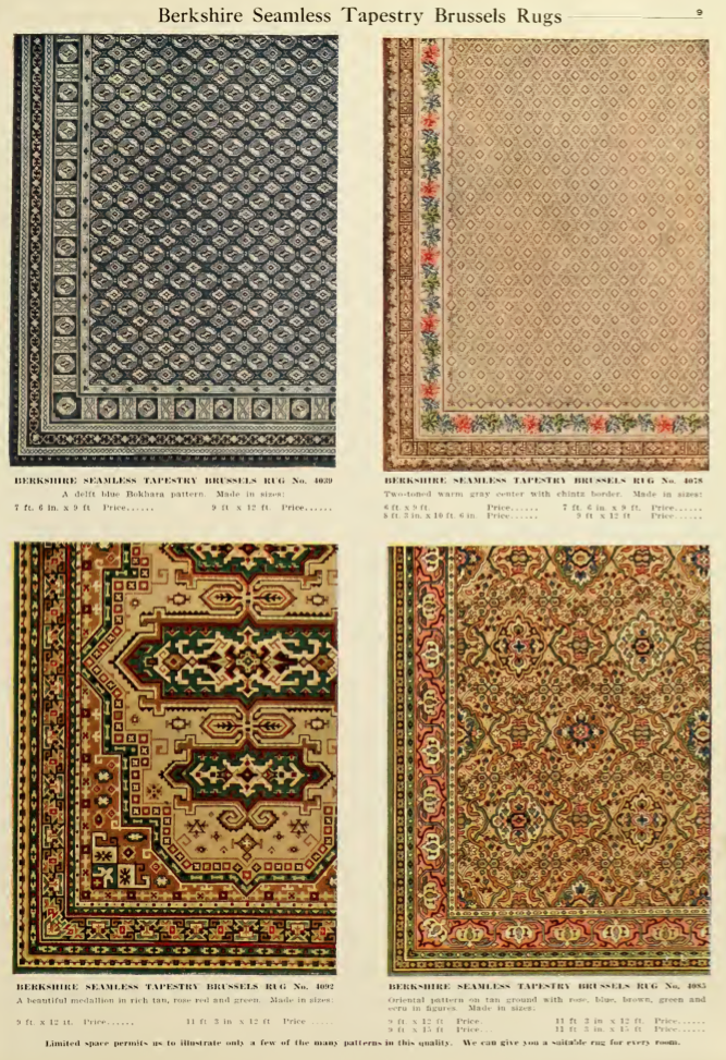 Laurelhurst Craftsman Bungalow: Rug Designs from early 1900s