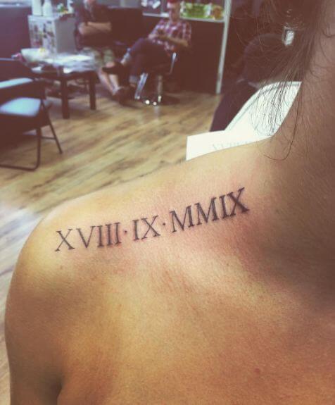 260+ Best Roman Numeral Tattoos (2019) Font Styles & Numbers Designs ...