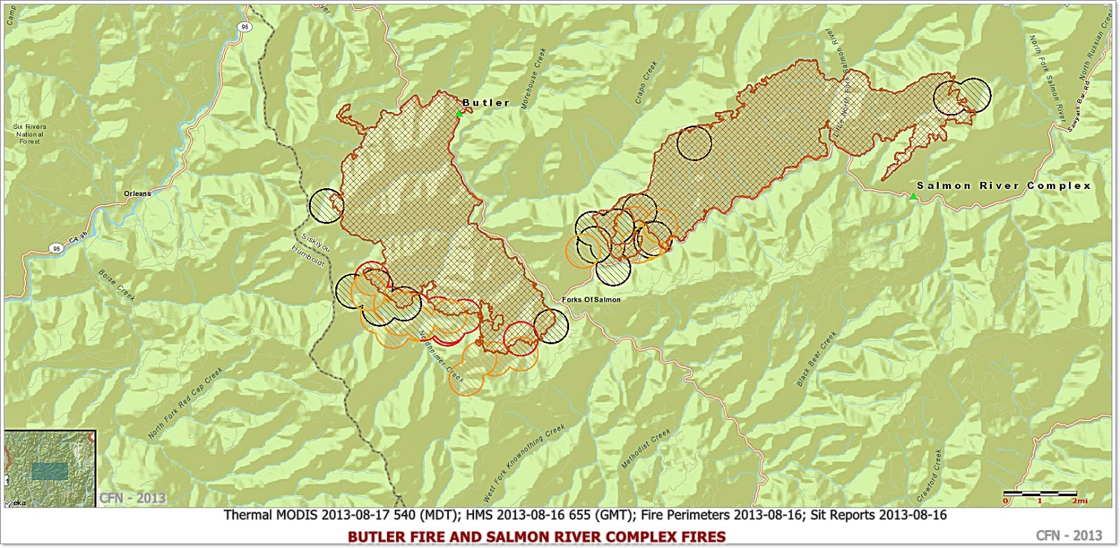 CFN - CALIFORNIA FIRE NEWS - CAL FIRE NEWS : CA-SRF-Butler Fire 21,105 ...