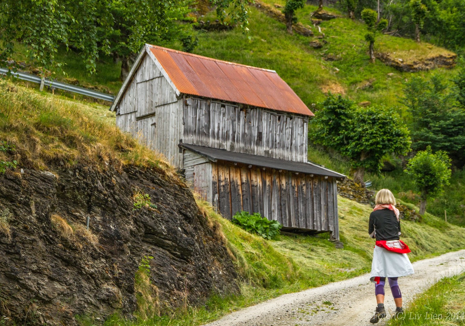 Rundt omkring: Framfjord og Arnafjord.