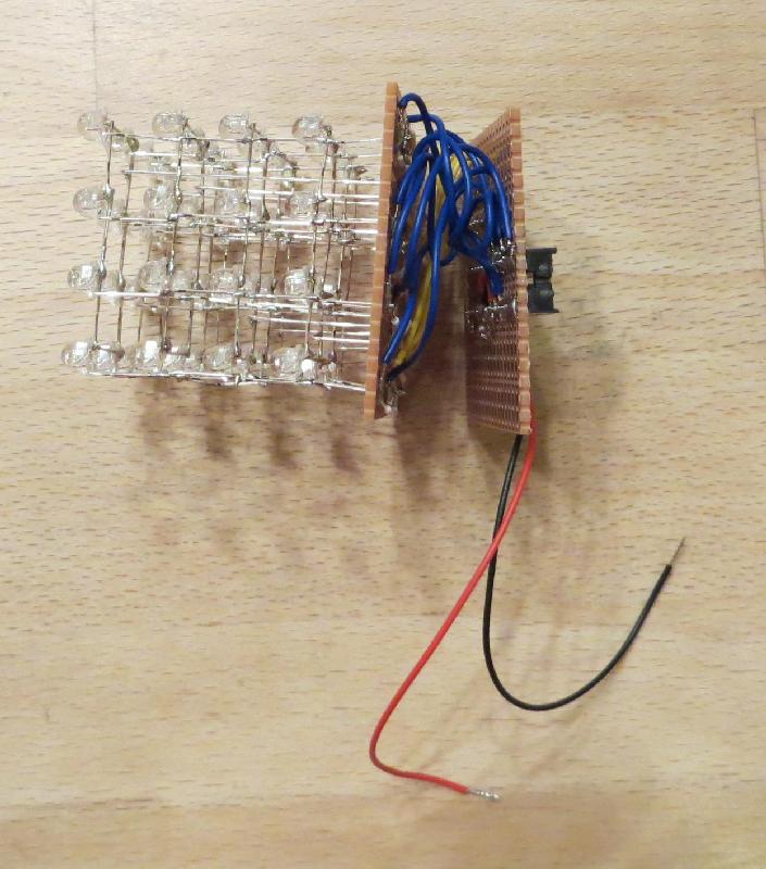 Tom's Projects: How to Build a Simple LED Cube 4x4x4 - Part 3