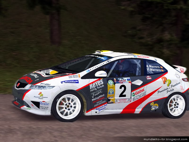 Mundialito RBR - Skins Richard Burns Rally: Honda Civic R3 - Reyes ...