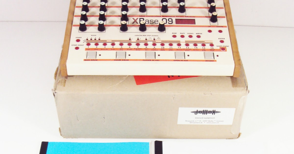 MATRIXSYNTH: Jomox Xbase 09 SN 9926-1298 with Original Box