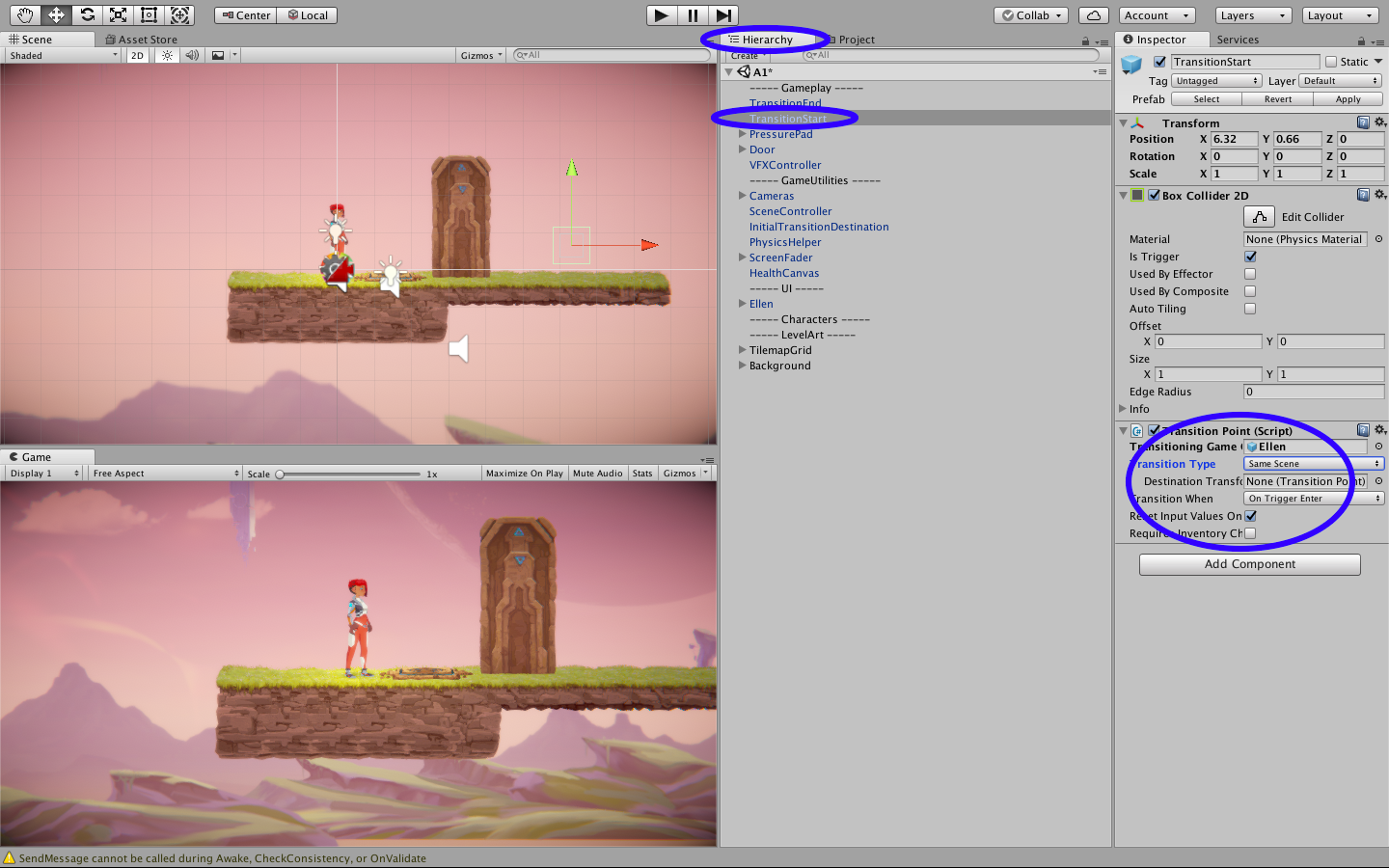 Unity 2D Game Kitやってみた[日本語訳1-10と1-11] - Movelog