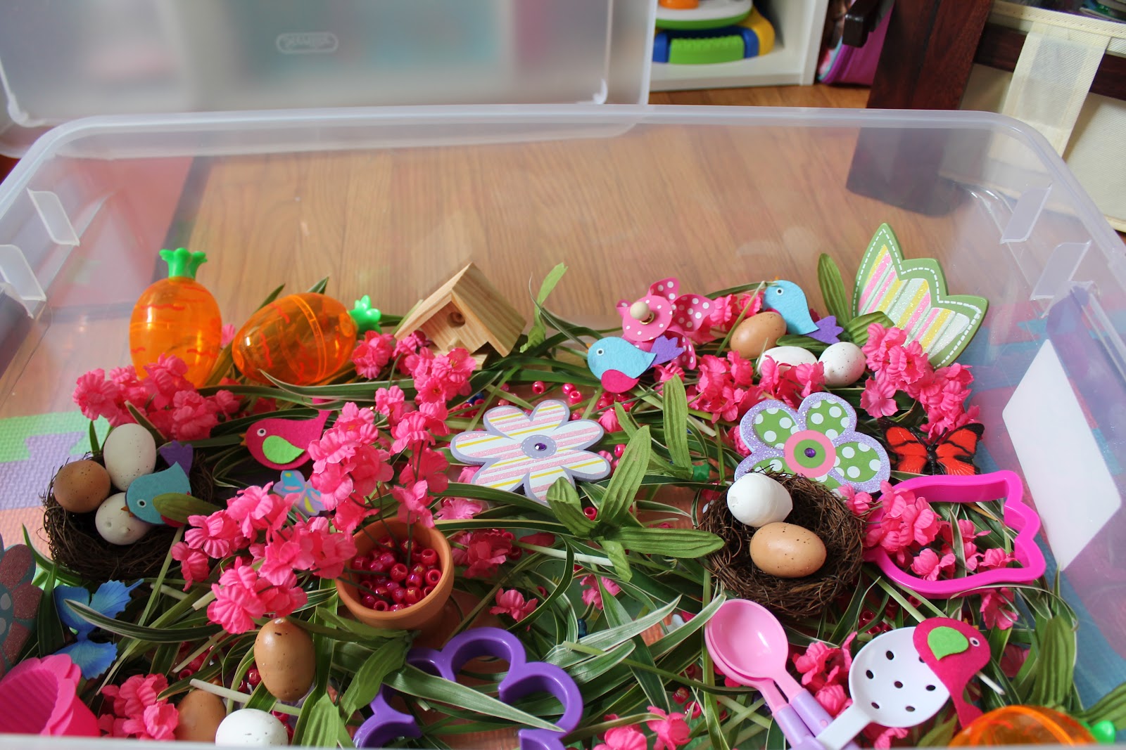Belle's Butterfly Dreams: Spring Sensory Tub