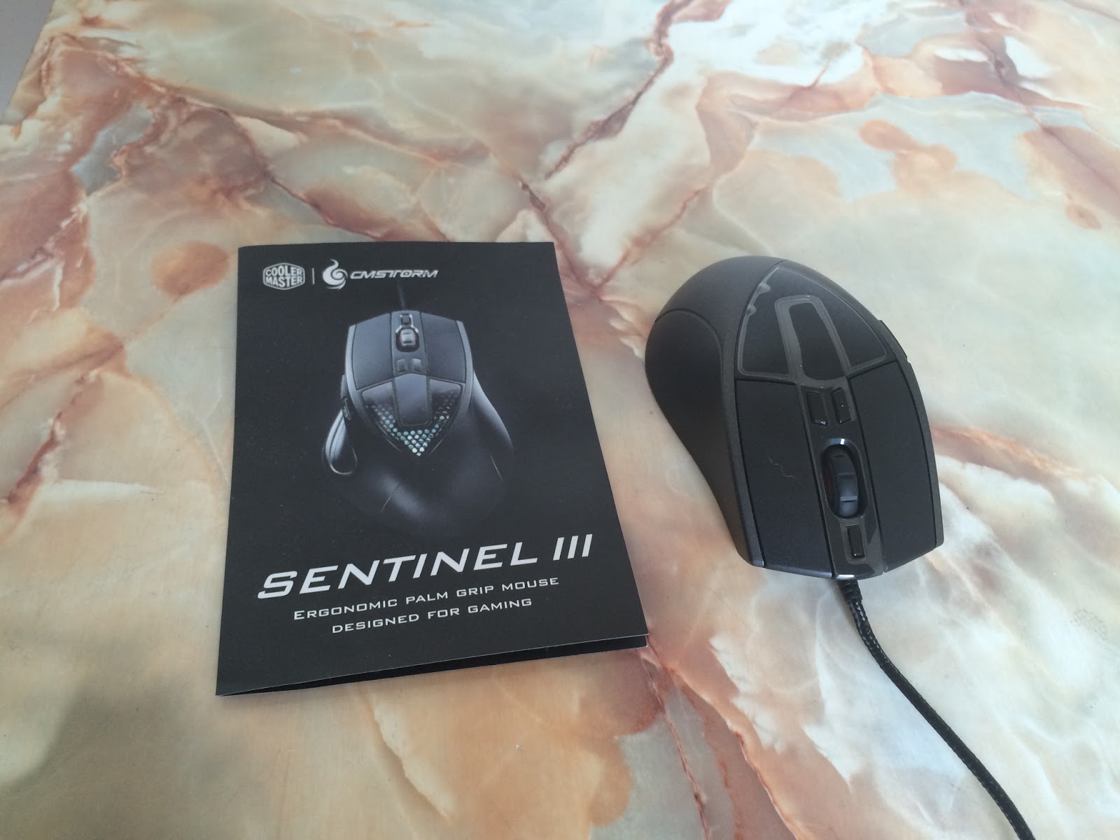 Unboxing & Review: Cooler Master Sentinel III Optical Gaming Mouse