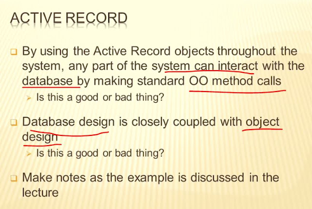 Patterns of Enterprise Application Patterns by Martin Fowlers: Active ...