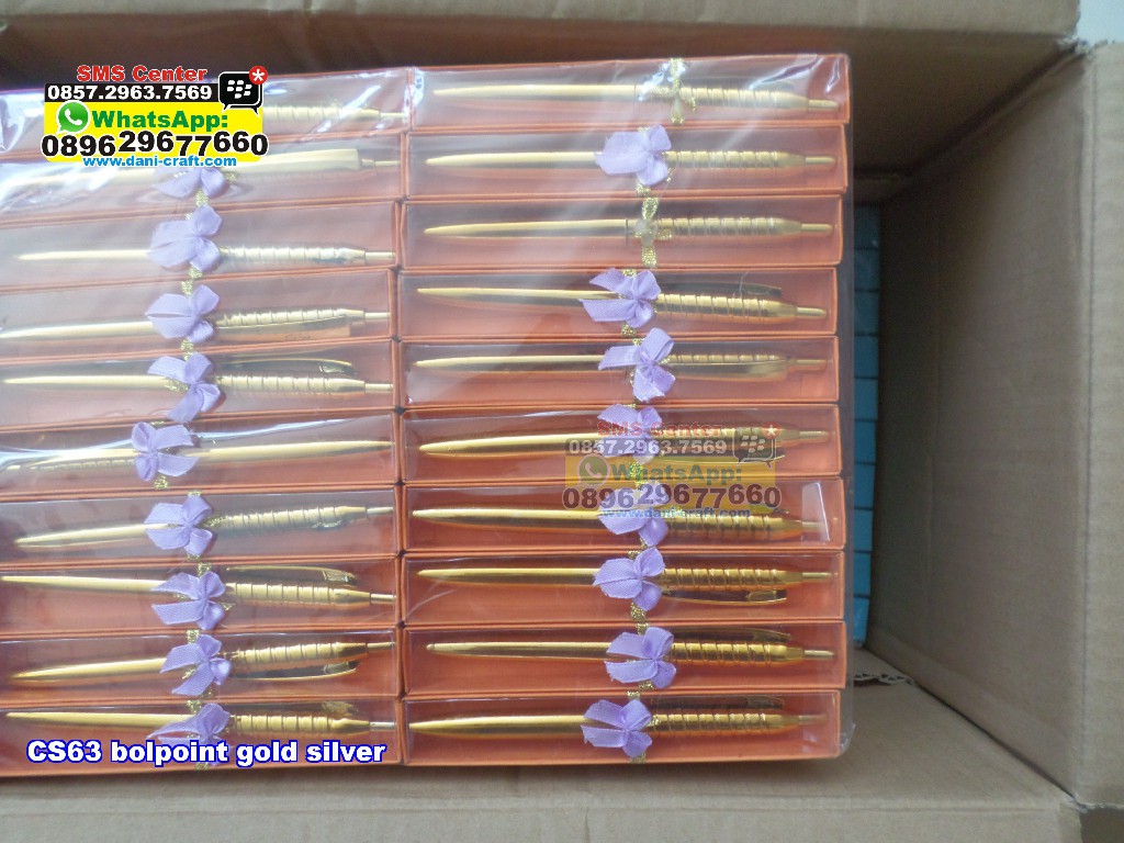 Bolpoint Gold Silver | Souvenir Pernikahan