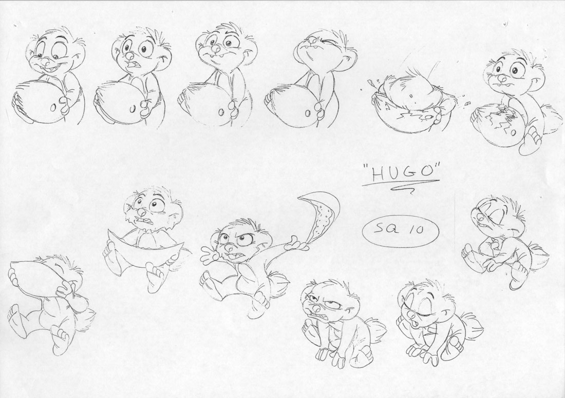 Dan Harder Animation: Hugo Character Design