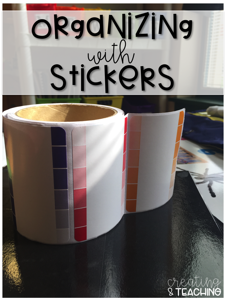 Getting Organized with Stickers! | creating & teaching