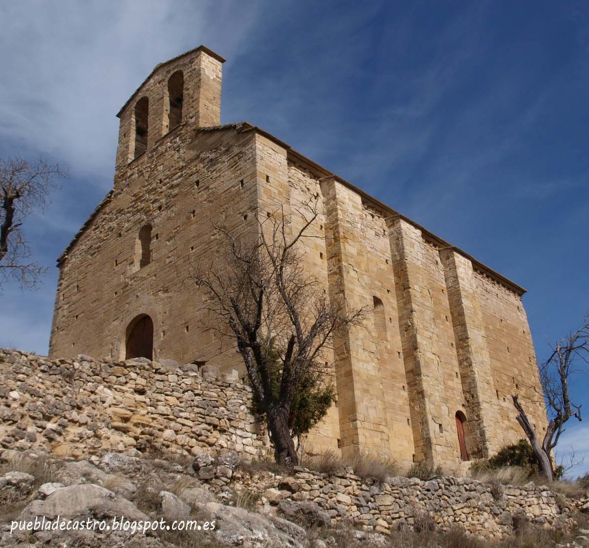 La Puebla de Castro: LA IGLESIA DE SAN ROMÁN DE CASTRO VISTA POR ...