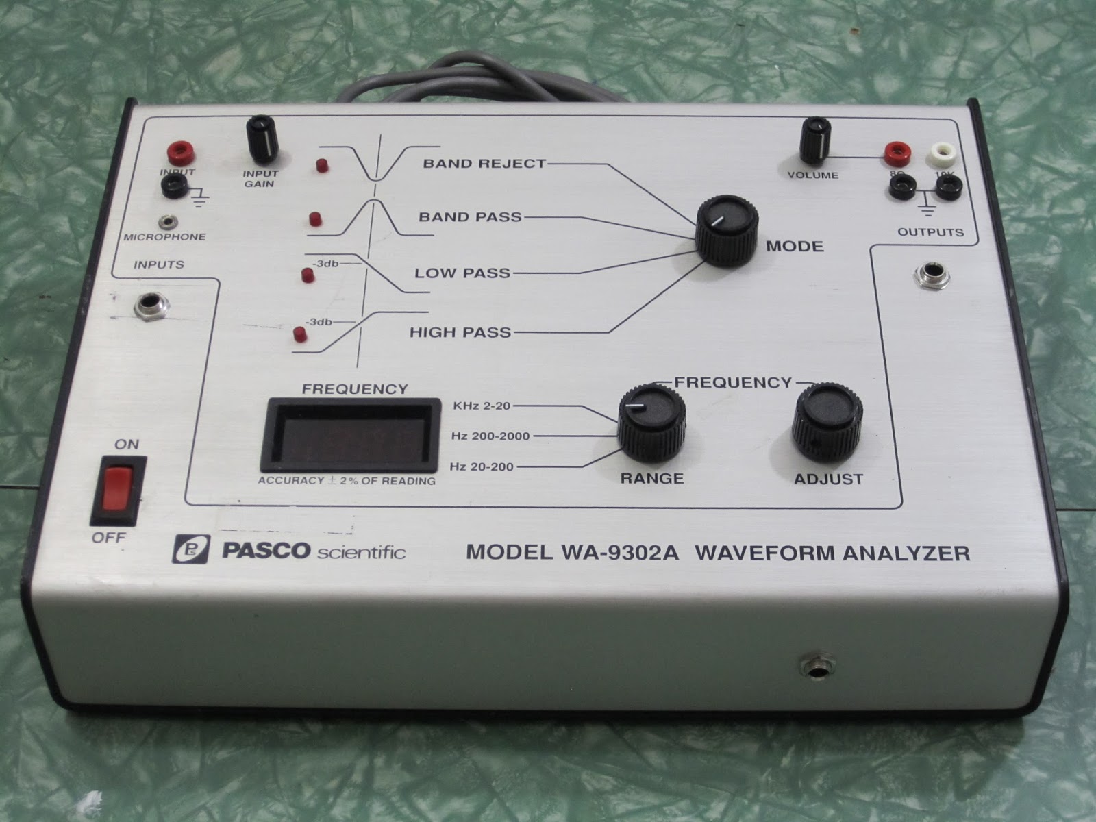 electro lobotomy: Vintage Pasco Scientific Waveform Analyzer // 3 mode ...