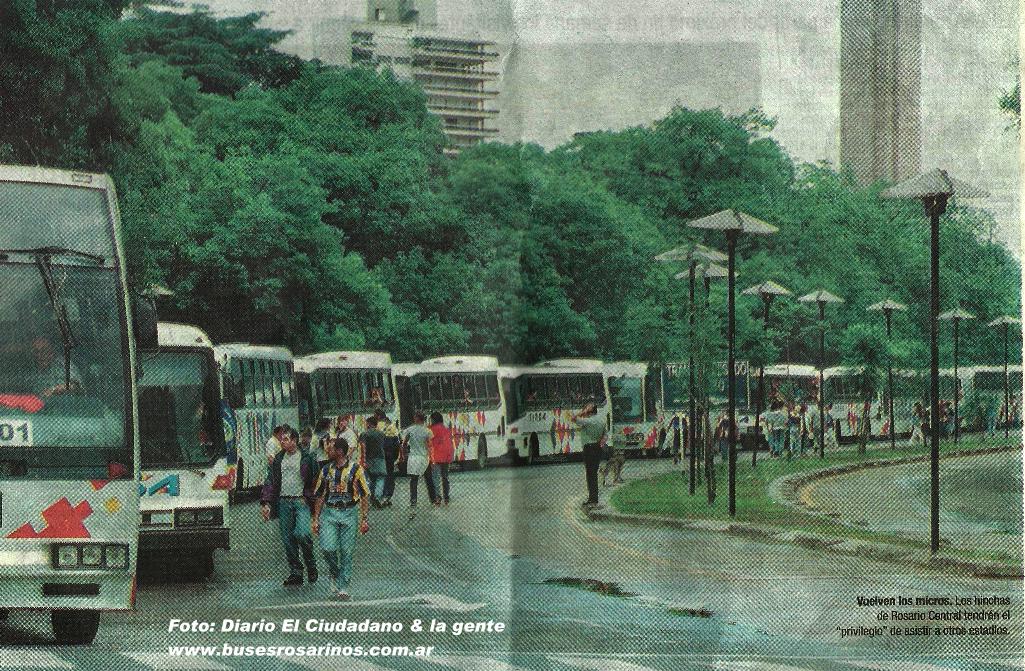 Buses Rosarinos Retro Blog: Postal Canalla con los Tirsa