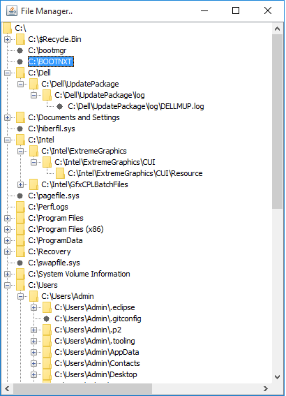 It's all about Java: File Manager/File Explorer with Swing JTree Component It's all about Java: File Manager/File Explorer with Swing JTree Component