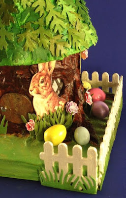 Easter Houses are FINISHED. - Paper Glitter Glue