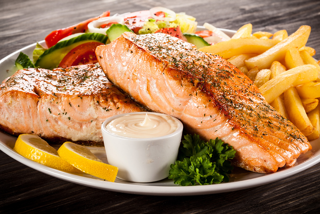 Planeta DGourmet - Tu Portal Gastronómico: FILETE DE SALMON AL AJILLO Y ...