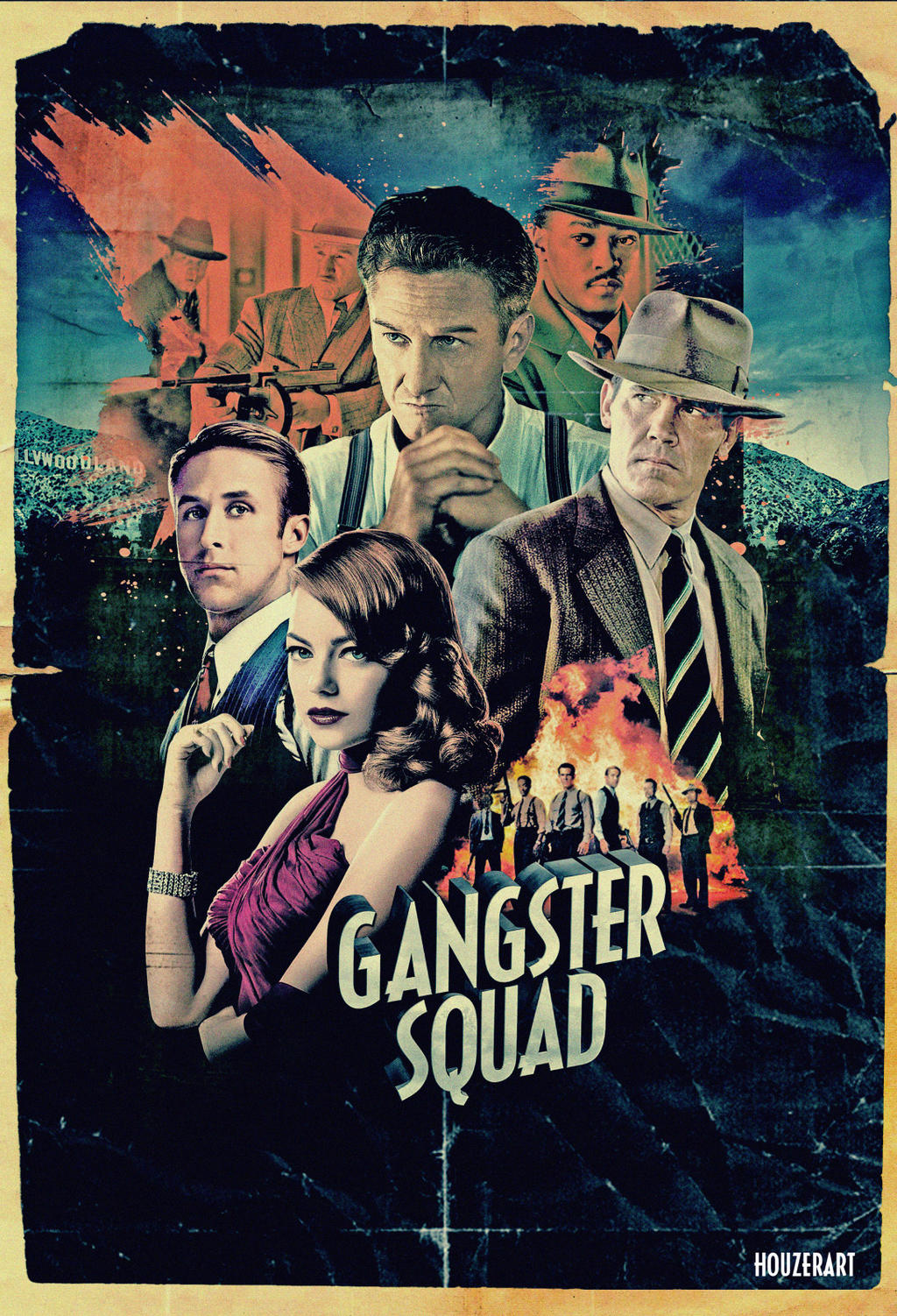CELLULOID AND CIGARETTE BURNS: Cool Fan Made Poster For GANGSTER SQUAD ...