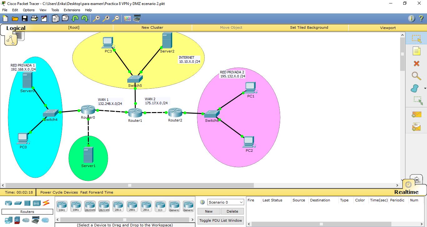 Seguridad en redes ip: UNIDAD 4 PRACTICA dmz y vpn