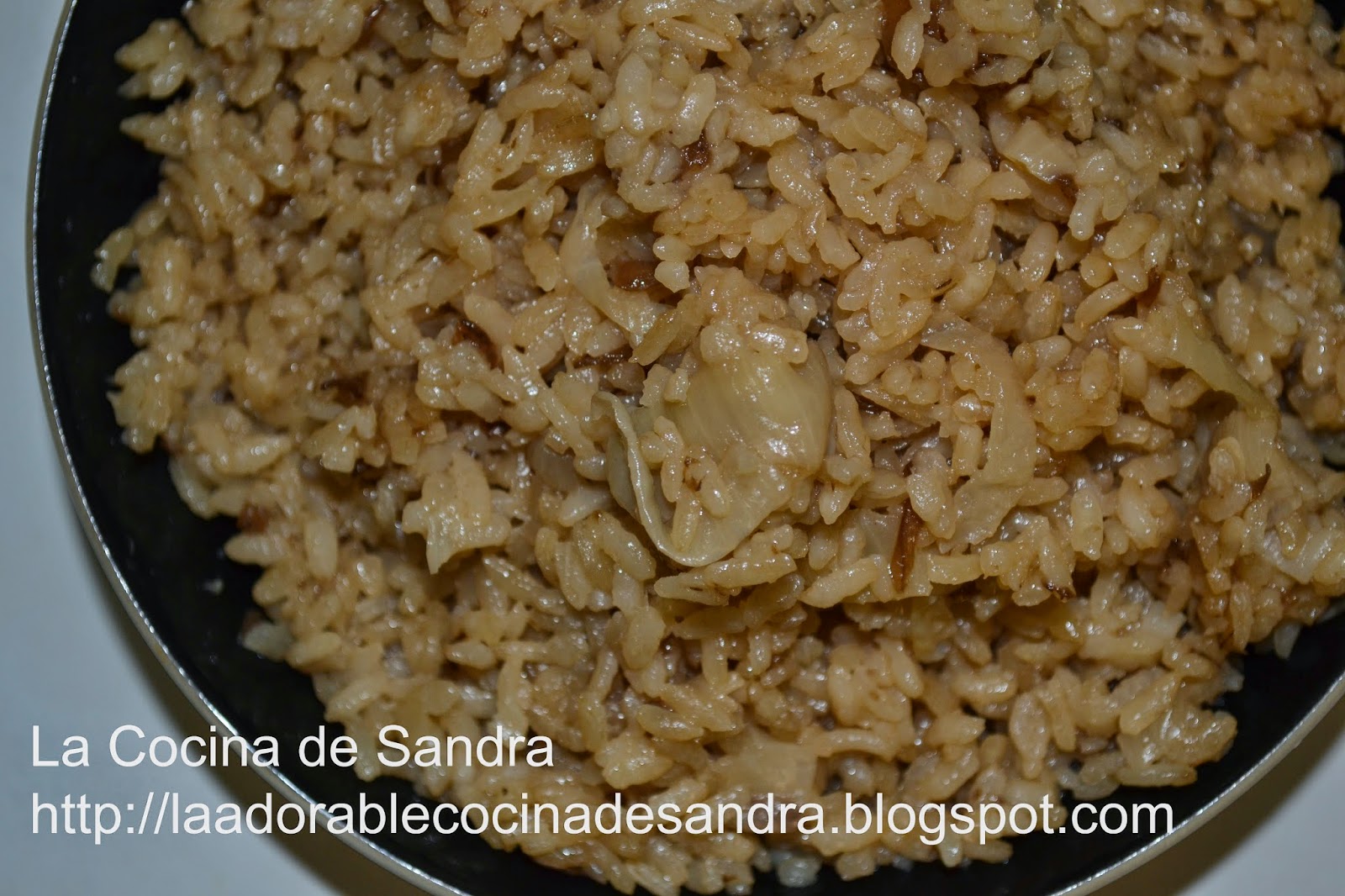 La Cocina de Sandra: ARROZ CON CEBOLLA