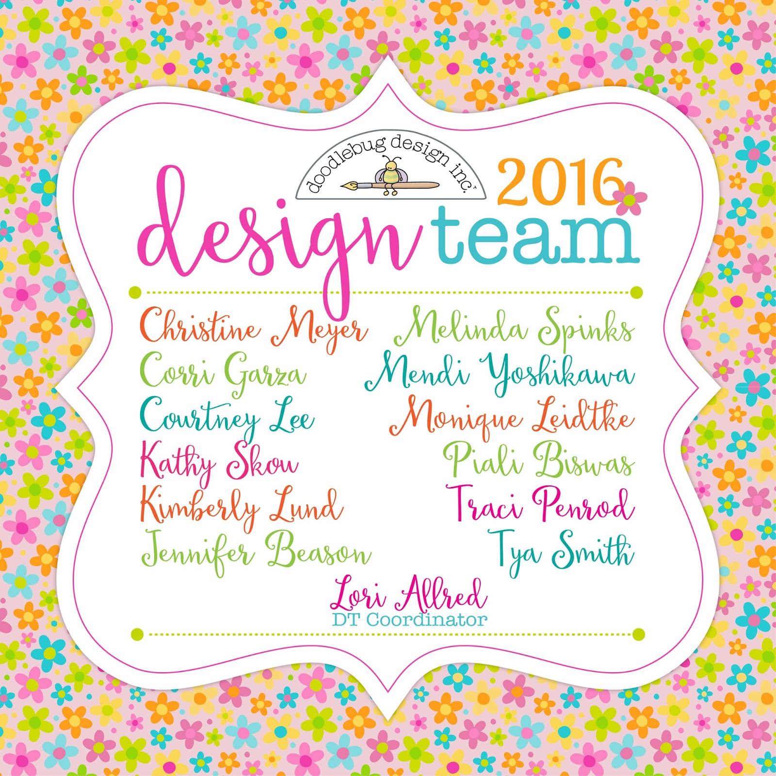 Doodlebug Design Inc Blog: Announcing the 2016 Doodlebug Design Team