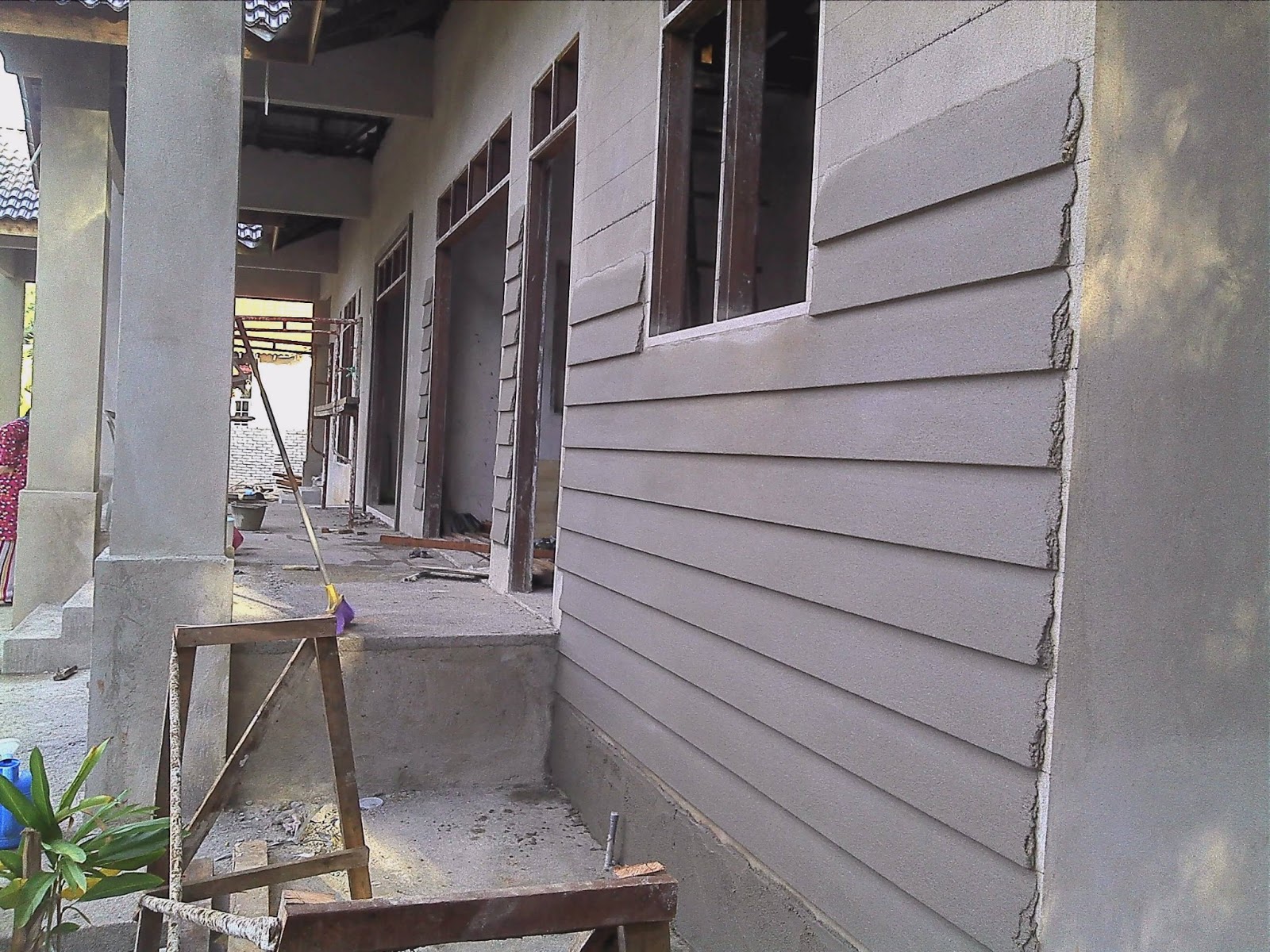 BINA BUNGALOW SENDIRI: PLASTER "PAPAN GATE"