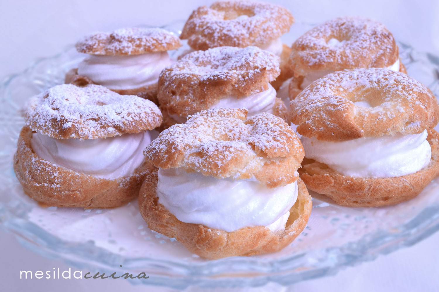 PASTELES DE MERENGUE CON MASA CHOUX - La cocina de Mesilda