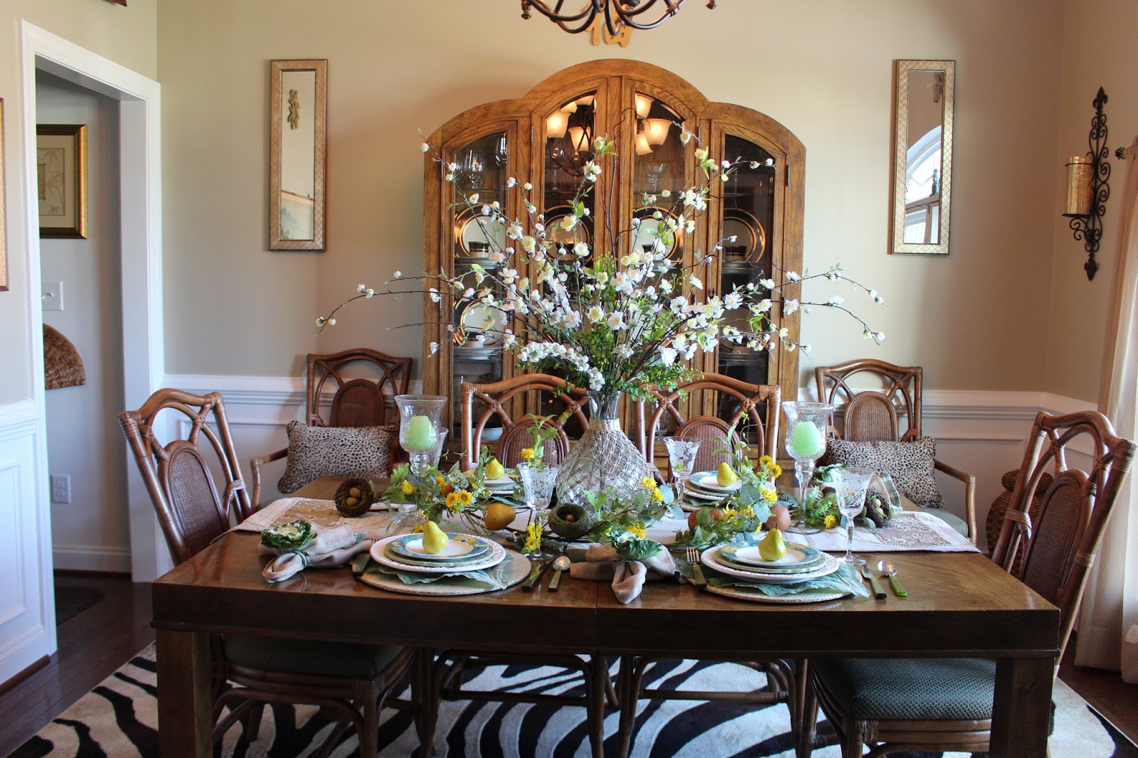 Designs by Pinky: Simple Changes for a New Table!