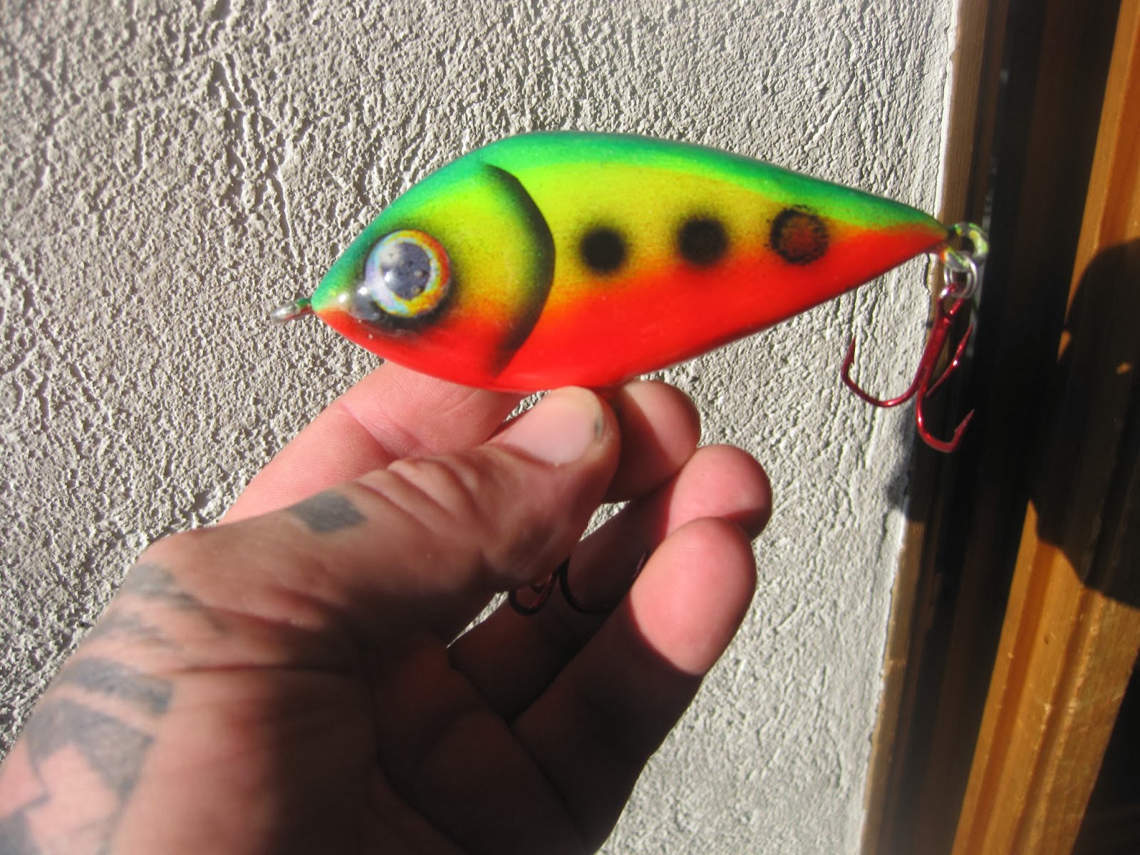 Psybolo Homemade Fishing Lures: Some Solarfall inspired Paint jobs