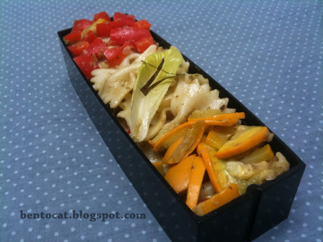 Adventures of Bento Cat: Bento Tricolour Pesto Pasta