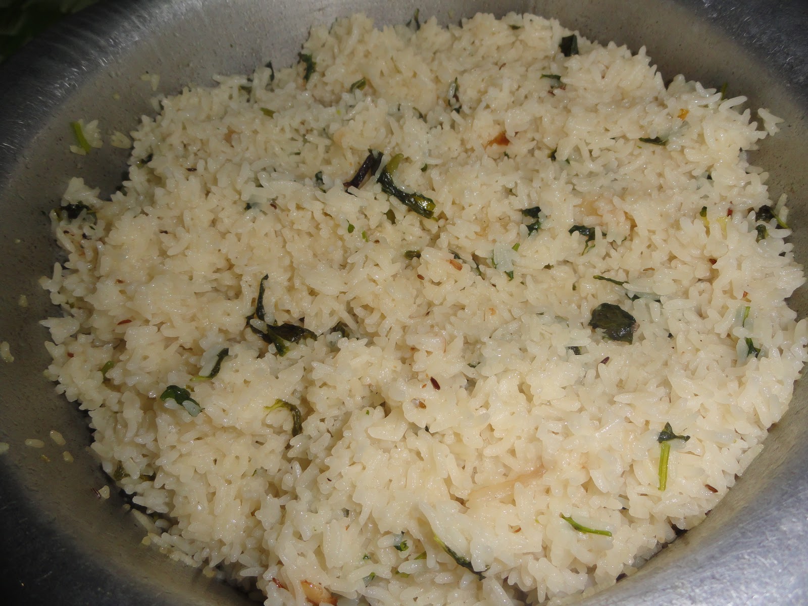 homemade food: Fried rice with mutton curry