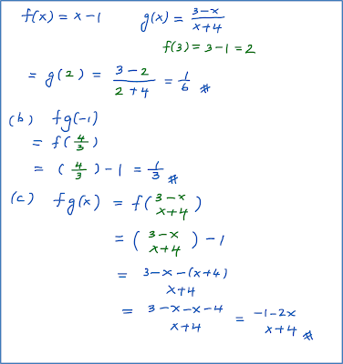 1.3.1b Composite Function Example 2 - SPM Additional Mathematics
